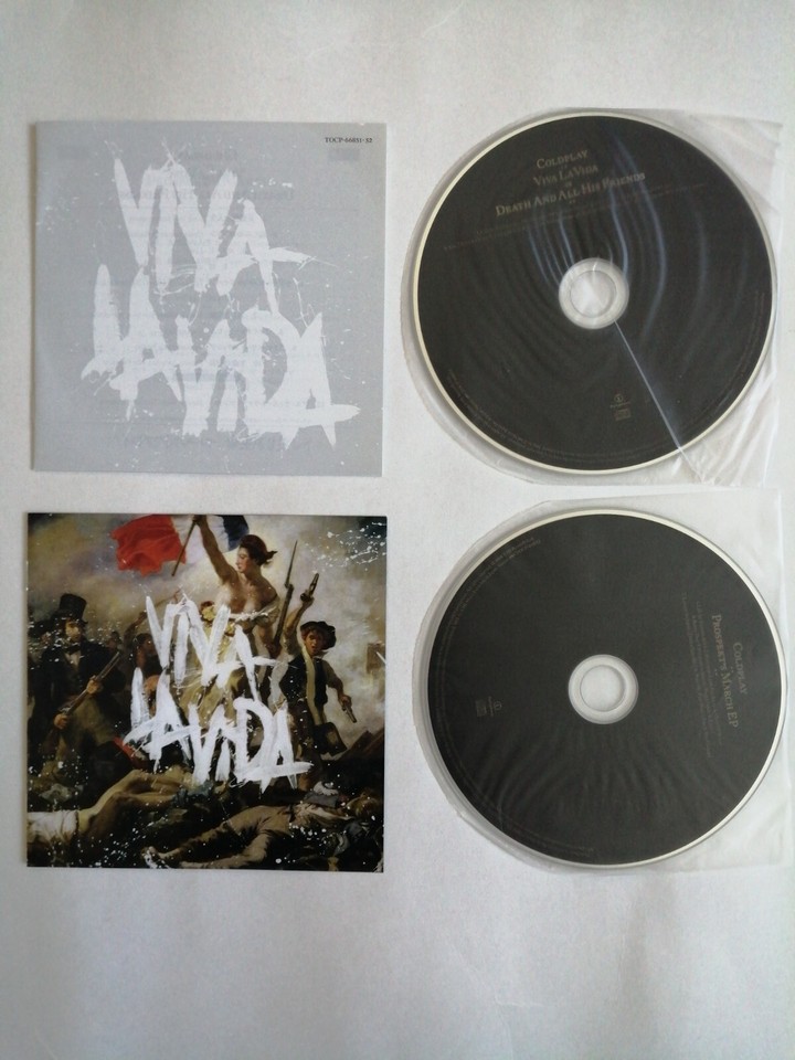 COLDPLAY - VIVA LA VIDA - JAPAN JAPANESE 2 CD LIMITED EDITION + OBI + 2 ...