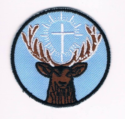 St Hubert of Liège Saint Hubertus Hunting Huntsmen Partron Patch Simbol ...