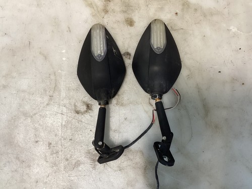 08-10 KAWASAKI NINJA ZX10R ZX10 RIGHT LEFT SIDE REAR VIEW MIRRORS SET ...