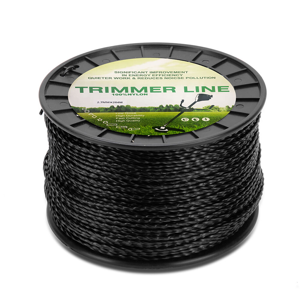 Replacement Trimmer Line 2.7MM x 264M Spiral Twist String Whipper ...