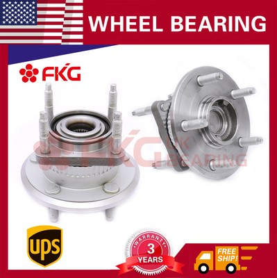 2 Rear Wheel Hub Bearing Assembly 5 Stud Fits 05-2010 Jeep Grand ...