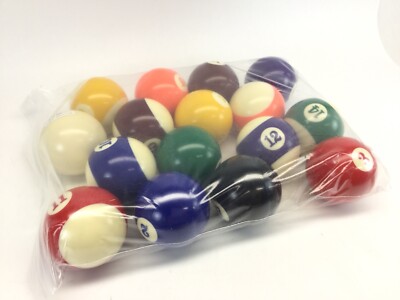 Regent - Halex 2 1/4" Pool Balls Billiard Balls Complete NEW Set | eBay