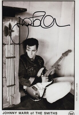 Johnny Marr Signed The Smiths 10-8 Photo See Exact Photo Proof Autograph | eBay