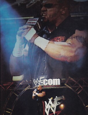 Tazz Taz WWF Wrestling Magazine Page 8.5x11 WWE Wrestler 2000 ECW AEW 1 ...