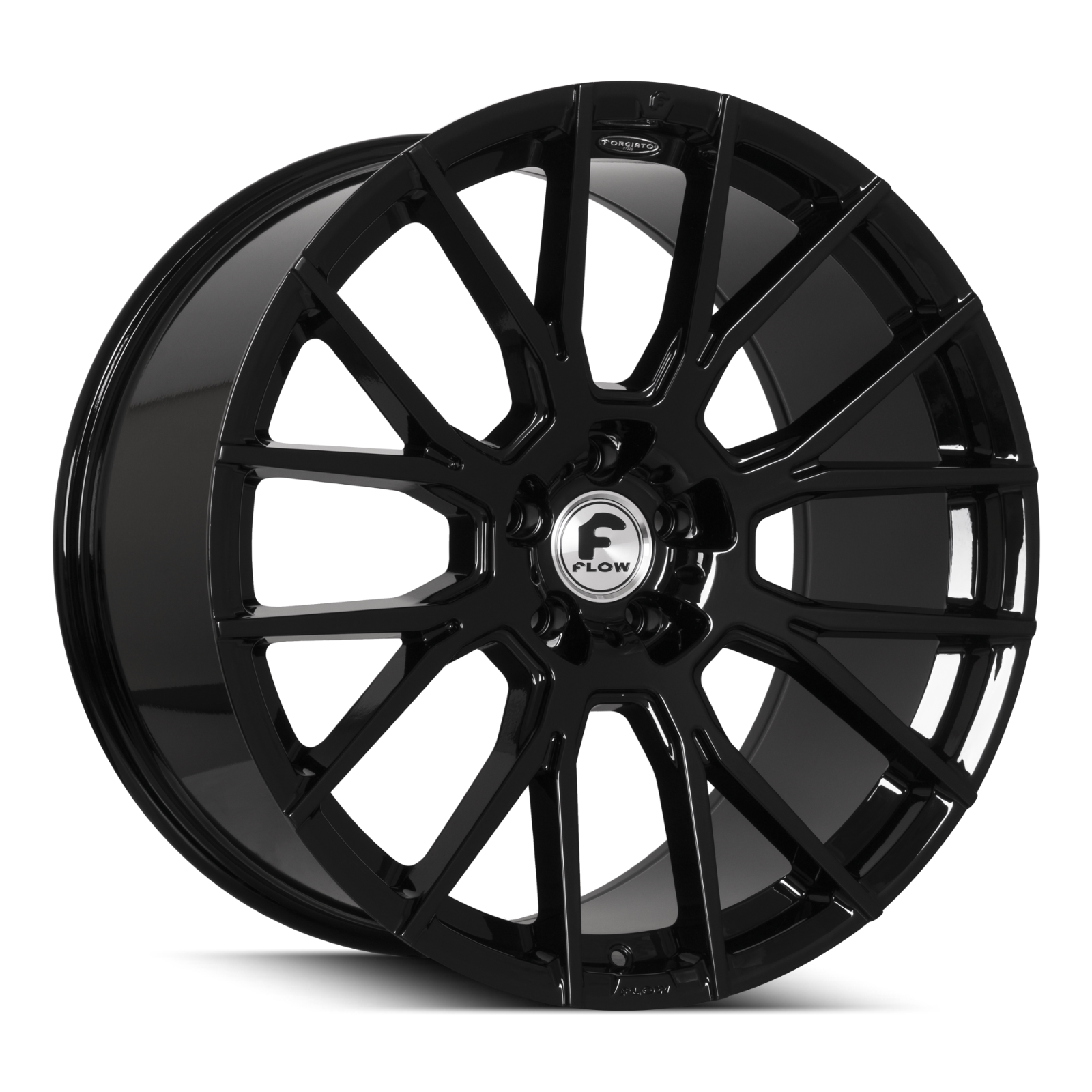 24" Forgiato Wheels Flow 001 Black Rims FIt 5x130 Mercedes G Wagon G63 ...