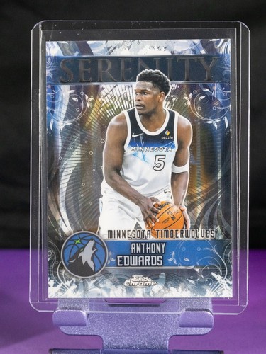 2025-26 Topps Chrome Anthony Edwards Serenity #SY-4 Timberwolves | eBay