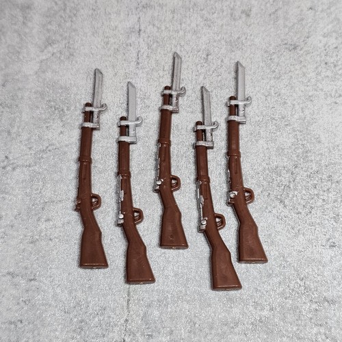 5pack Custom WW2 Rifle W/ Bayonet Lot Blocks for Minifigures D11byn3 | eBay