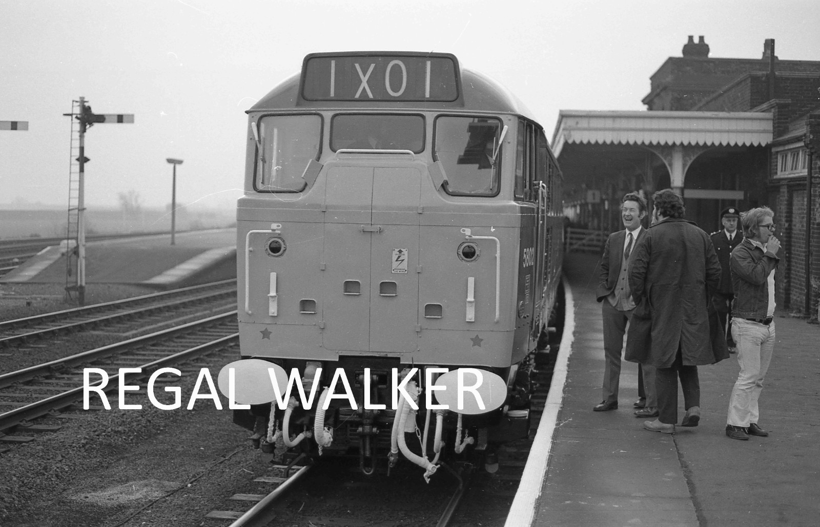 ORIG 35MM NEGATIVE BRITISH RAILWAY BR LOCO - CLASS 31 5802 ELY STATION ...
