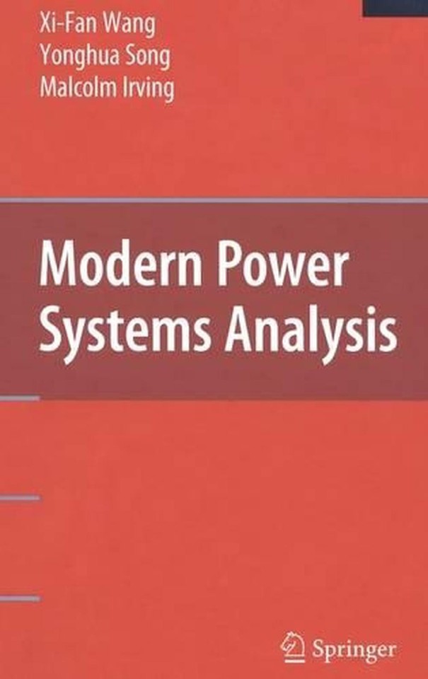 Modern Power Systems Analysis by Xi-Fan Wang (English) Hardcover Book ...