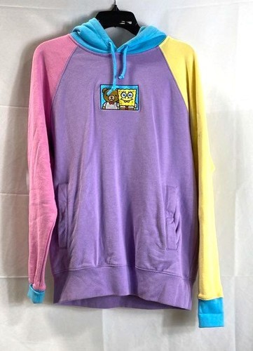 Teddy Fresh X SpongeBob Unisex Colorblock Hoodie Size S | eBay