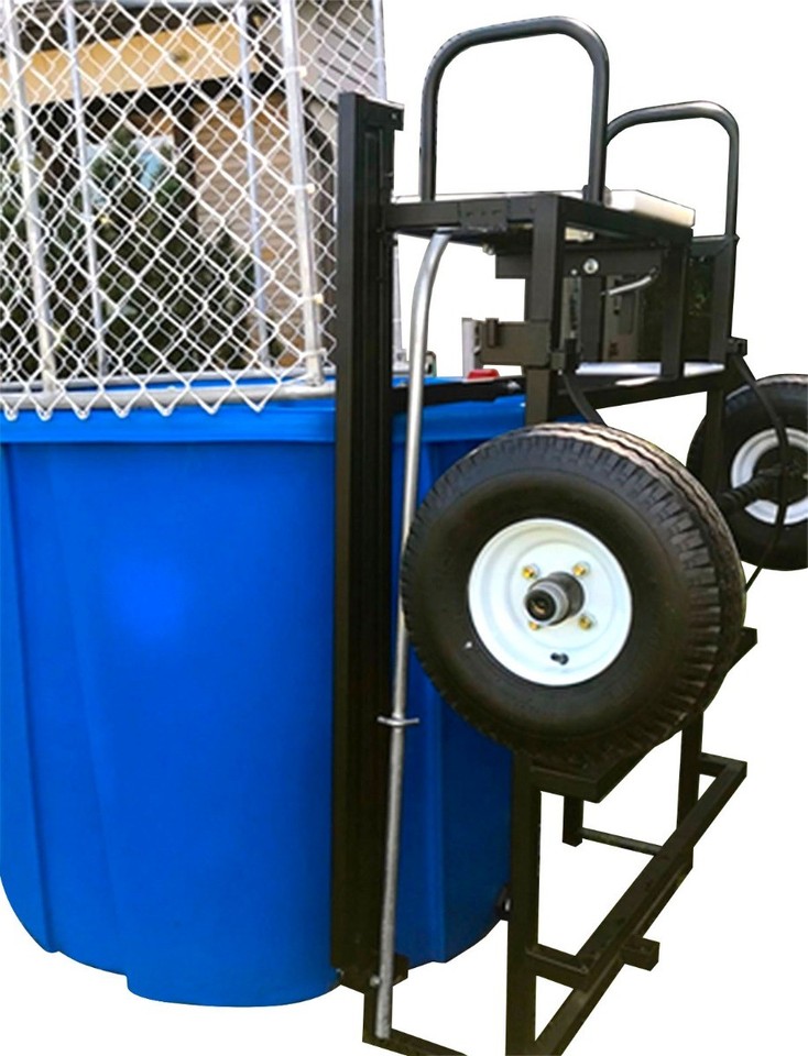 Commercial Dunk Tank Dunking Booth Blue 500 Gal Tank Water Game With ...