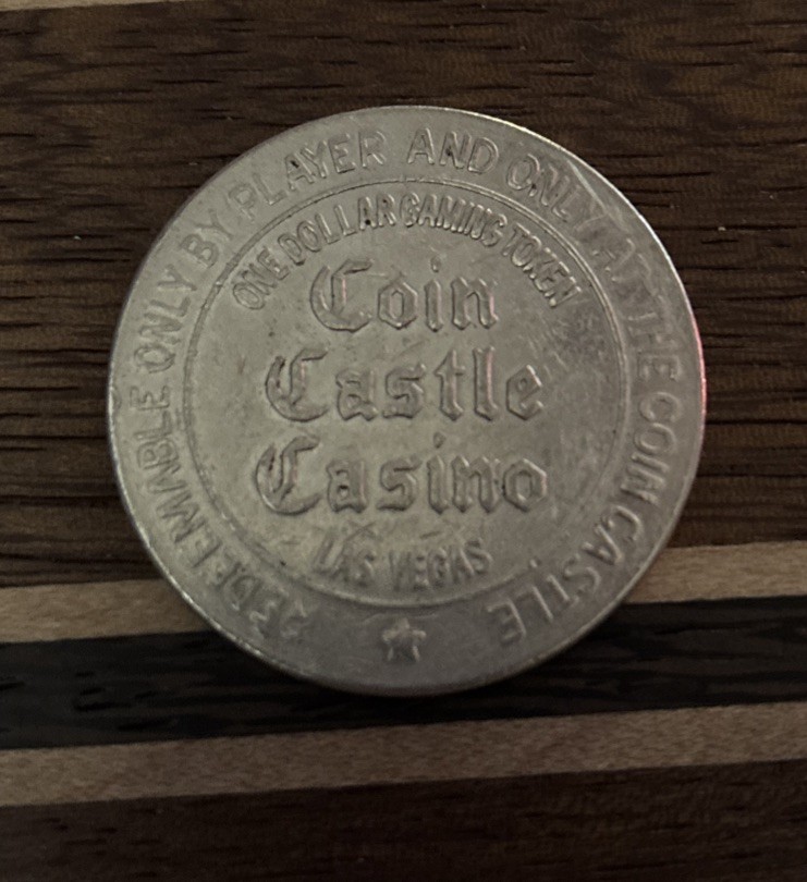 Coin Castle Casino Las Vegas One Dollar Casino Gaming Token | eBay