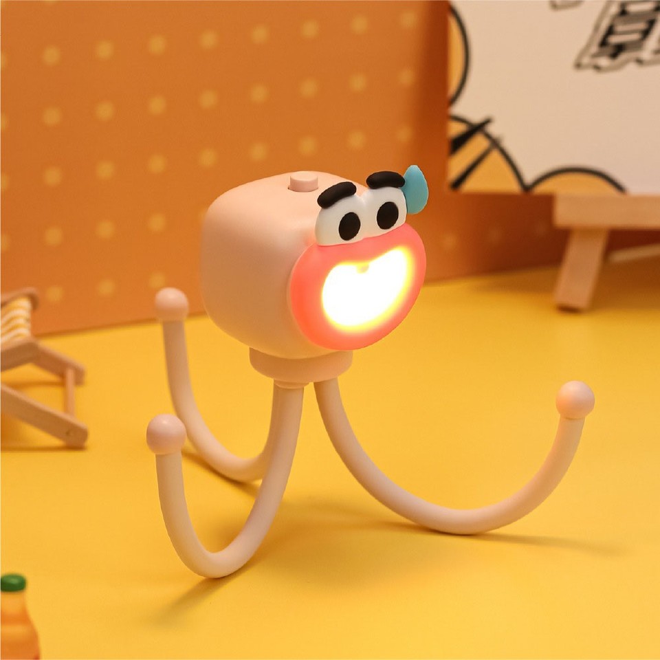 Cute Adjustable Octopus Night Light Perfect Table Lamp for Reading ...
