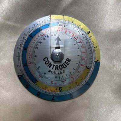 Vintage Controller Mod. 75 R Circular Slide Rule In Case. MINT ...
