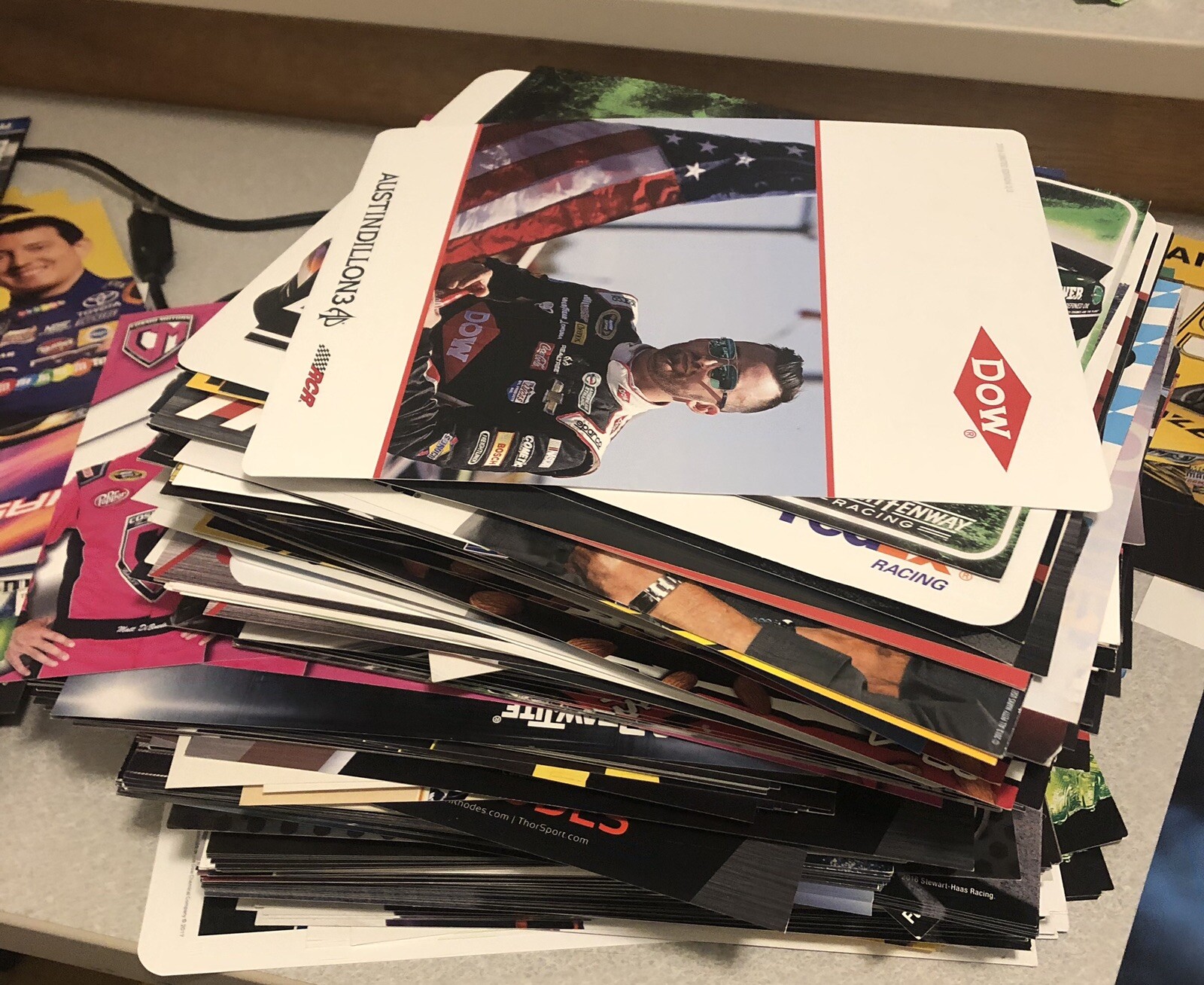 Lot of 35 Different NASCAR Postcards Dale Jr Chase Larson Hero Card ...