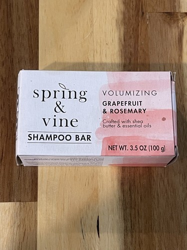 Spring & Vine Shampoo Bar Volumizing - Grapefruit & Rosemary 3.5 oz NEW ...
