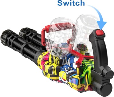 Minigun Water Ball Gel Blaster Toy Automatic Gun With Battery New Summer 2025 | eBay