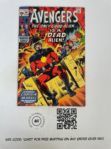 Avengers # 89 VF- Marvel Comic Book Black Panther Vision Hulk Thor 15 ...