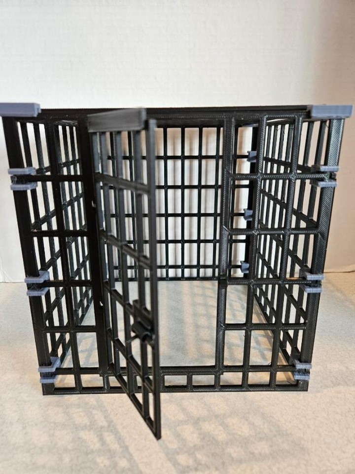 Custom 1:12 Scale Jail Prison Cell Diorama Prop Set for 6" GI JOE ...