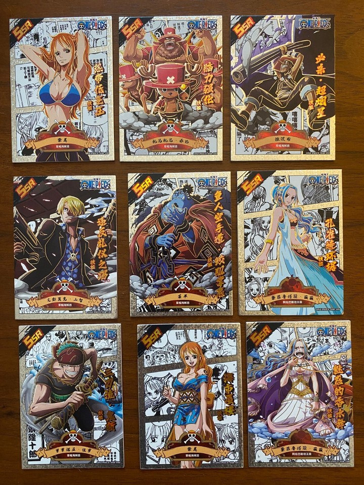 One Piece Anime Collectable SSR UR CP 81 Trading Card Complete Set ...
