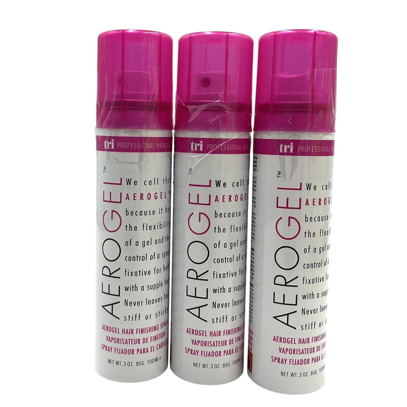 TRI Professional AeroGel Hair Finishing Spray 3 oz-3 Pack | eBay