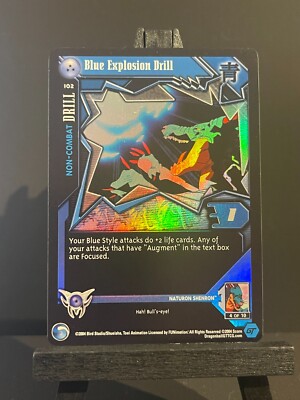 Dragon Ball GT TCG Blue Explosion Drill 102 SDS Limited Flat Foil! | eBay