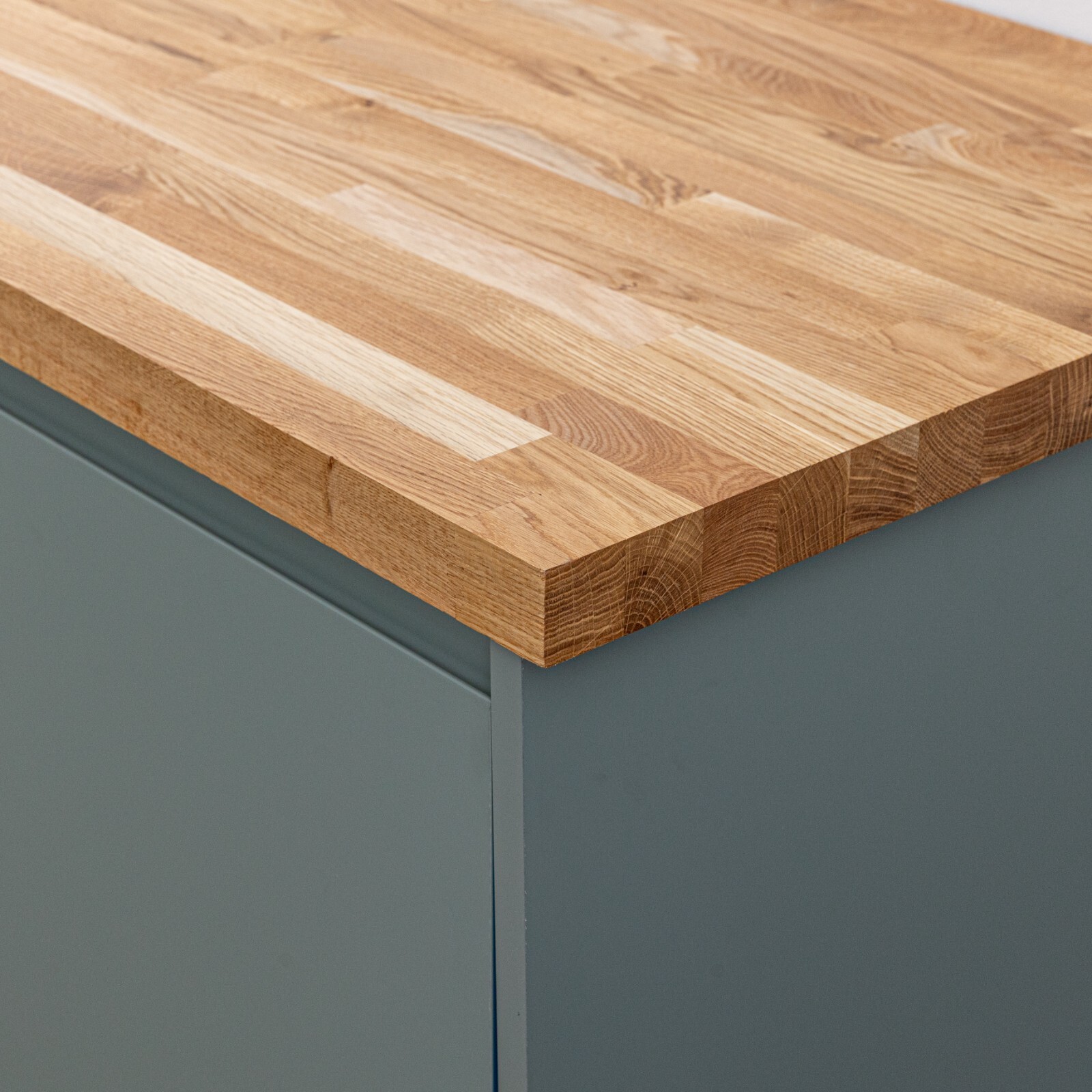 Solid Oak Kitchen Wood Worktops | 2M 3M Wooden Countertops | 40mm Thick ...