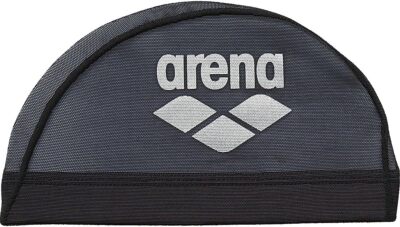 New arena swim cap mesh cap L size ARN-6414 black × silver BSV from ...