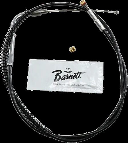 Barnett Black Vinyl Throttle Idle Cable +6in Harley Softail Springer 07 ...