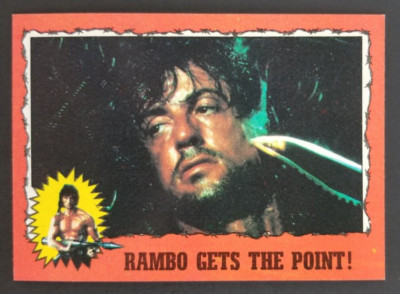 Rambo 1985 Topps Movie Card #27 (NM) | eBay