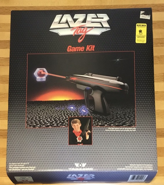 1 Lazer Tag Starlyte Star Gun 1986 Laser Game Kit Worlds of Wonder Toy ...