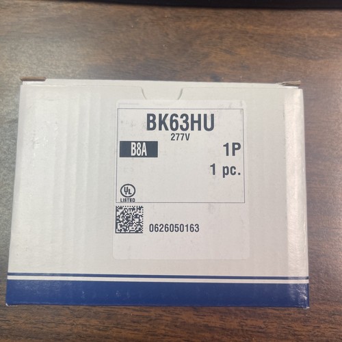 LS Electric 0626050163 BK63HU 1P B8A 10kA 277VAC UL489 mini circuit ...