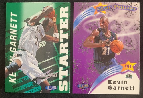 (2) KEVIN GARNETT-1997-98 FLEER ULTRA -STARTER #8 S & STARPOWER #8SP | eBay