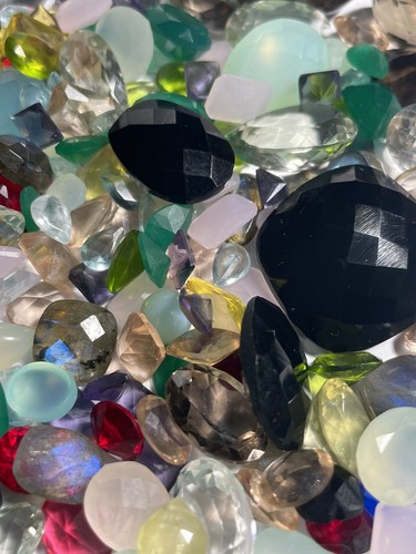 100 Carats of Natural Gem Mix Loose Faceted Lot Random Gemstones ...