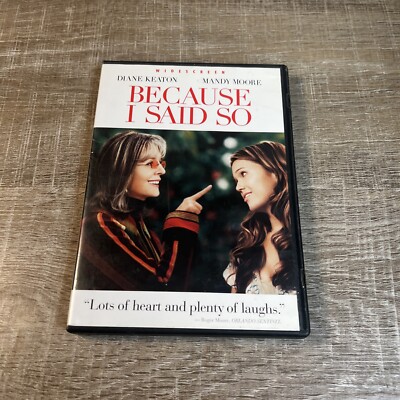 Because I Said So (DVD, 2007) 25193227027| eBay