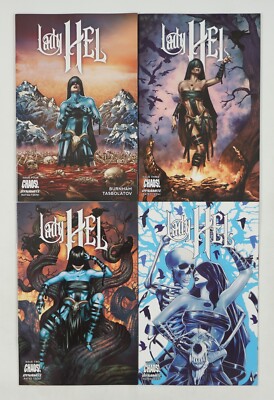 Lady Hel Strikes #1-4 VF/NM complete series Dynamite Chaos - all B ...