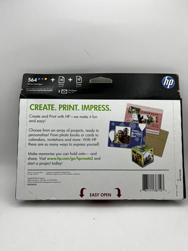 Genuine HP 564 Combo Pack Tri Color Ink Cartridges | eBay
