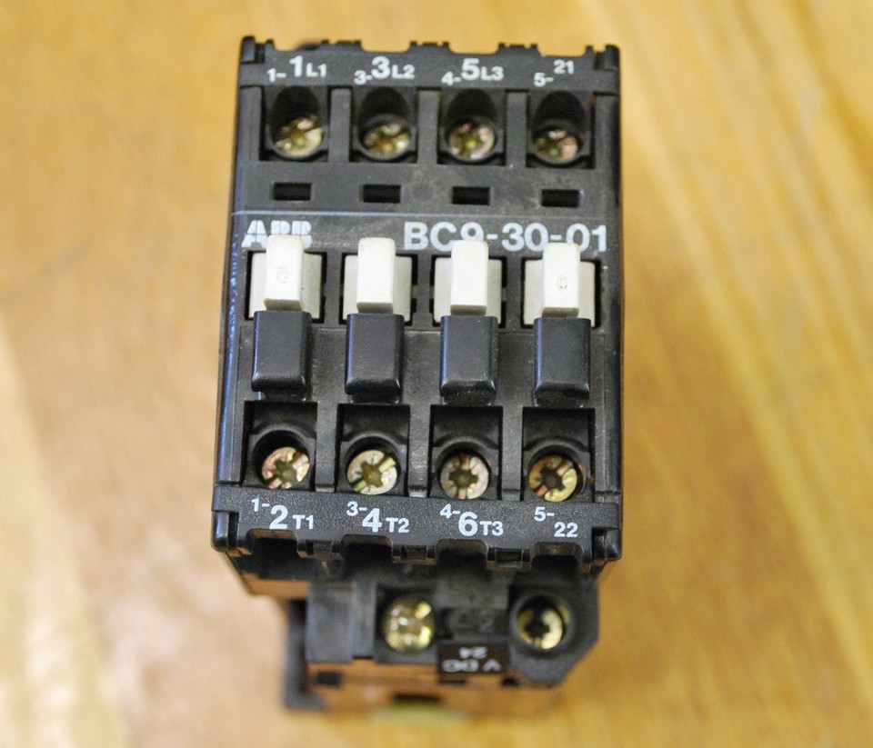ABB BC9-30-01 24VDC Contactor 4 Pole 26 Amp - USED | eBay