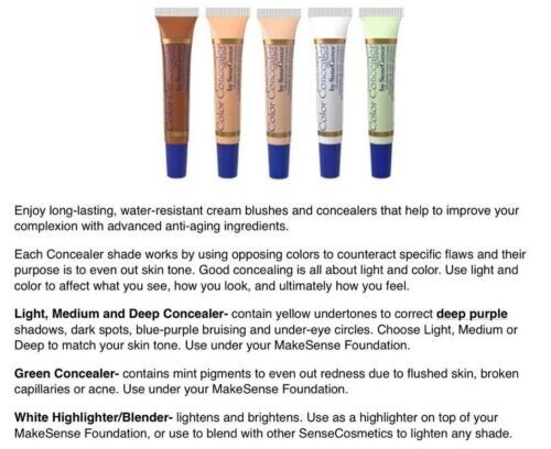 Medium Corrective Color Concealer By SeneGence. New Sealed | eBay