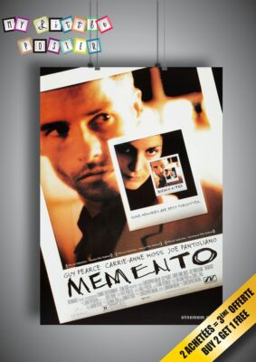 MOMENTO Poster Movie Wall Art Affiche | eBay