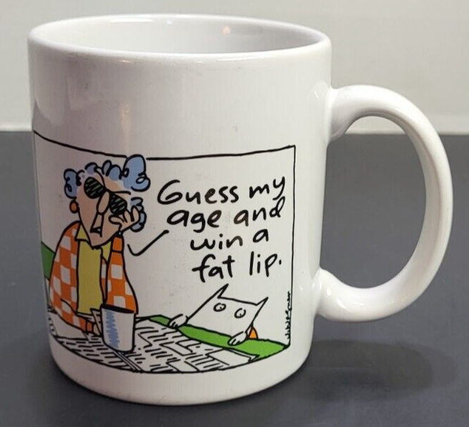 Vintage Shoebox Maxine Hallmark "Guess My Age and Win a Fat Lip" Coffee ...