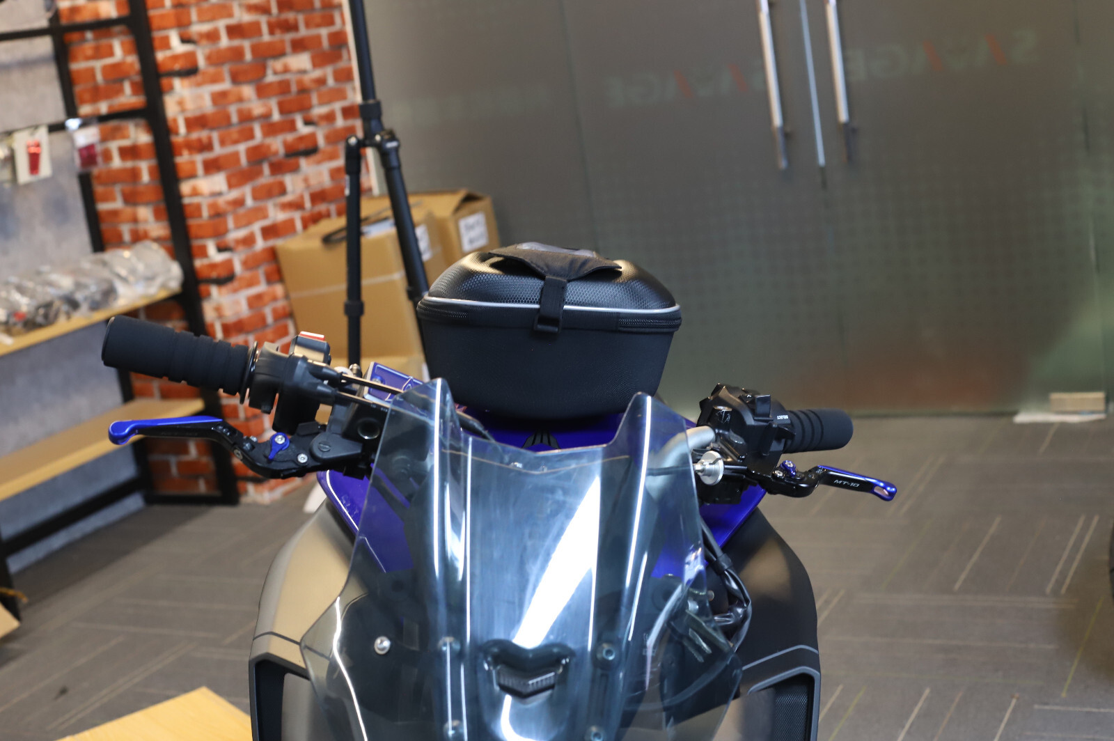 Storage Luggage Fuel Gas Tank Bag Flange For YAMAHA FZ1 FZS FZ8 FZ6 N/S ...