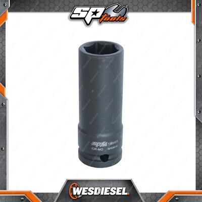 SP Tools 1/2 inch Drive Deep Impact Socket 8mm Individual - 6 Point ...