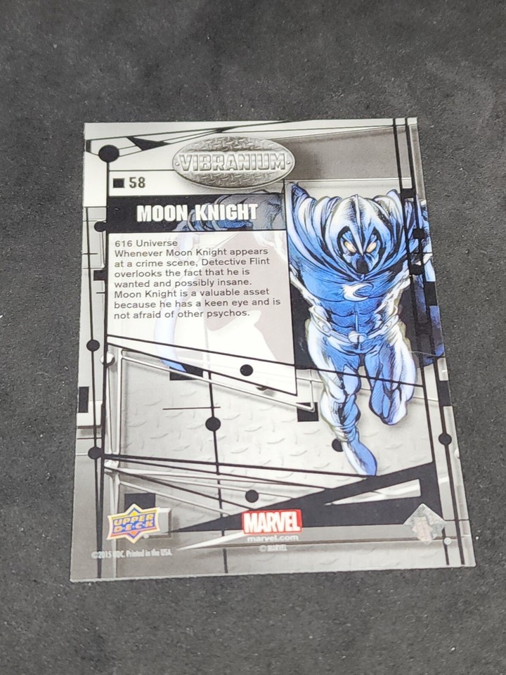 Moon Knight 2015 Marvel Vibranium Base Card No. 58 | eBay