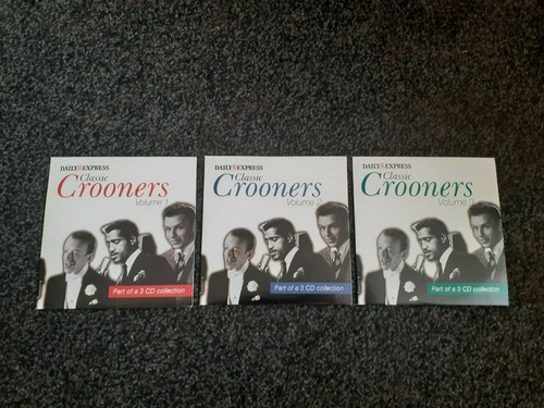 3x Classic Crooners Volume 1, 2 & 3 - CD (Daily Express Promo). Good ...