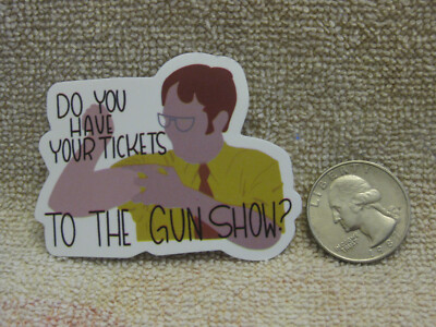 Dwight Schrute The Office small sticker television NEW Tickets to the ...