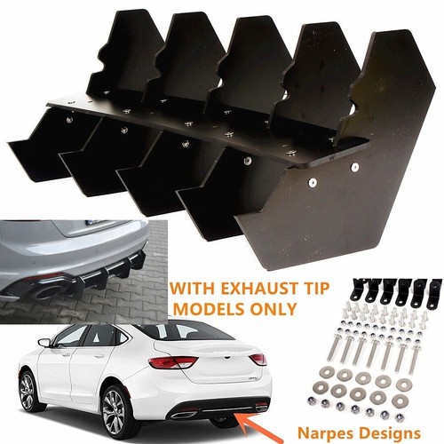 For Chrysler 200C/S 2015-17 Exhaust Rear Air Splitter Diffuser Spoiler ...