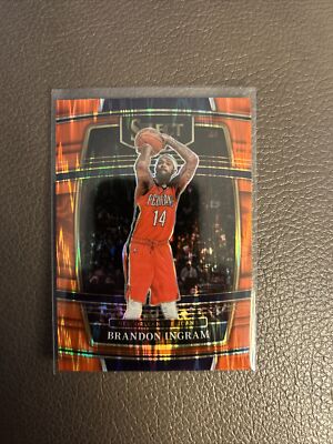 Brandon Ingram 2021-22 Panini Select Orange Flash Prizm Card #99 ...