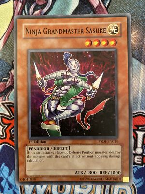 (AA) Ninja Grandmaster Sasuke - YSDJ-EN014 - Common 1st LP | eBay