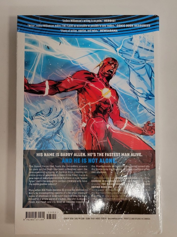 The Flash - REBIRTH DELUXE EDITION - SEALED NEW - Hardcover - DC ...